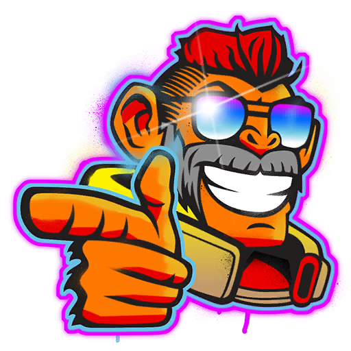 Chimpanski te necesita — Grafiti | Fortnite Zone